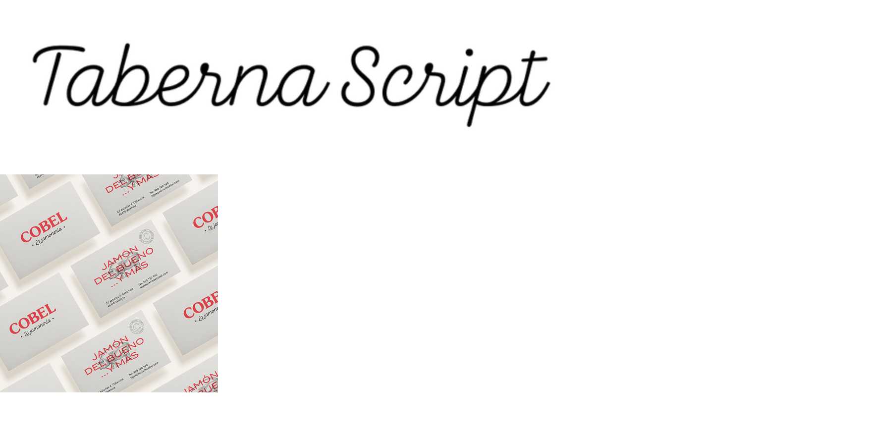 Taberna Script in use - Fonts In Use