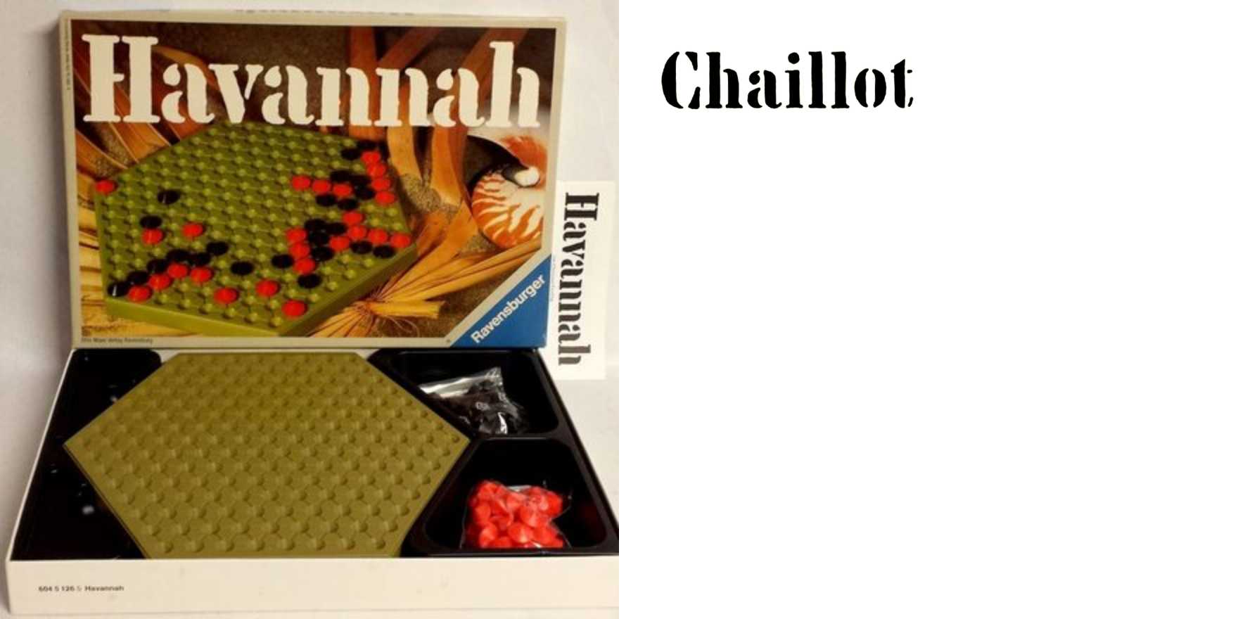 Havannah board game (Ravensburger) - Fonts In Use