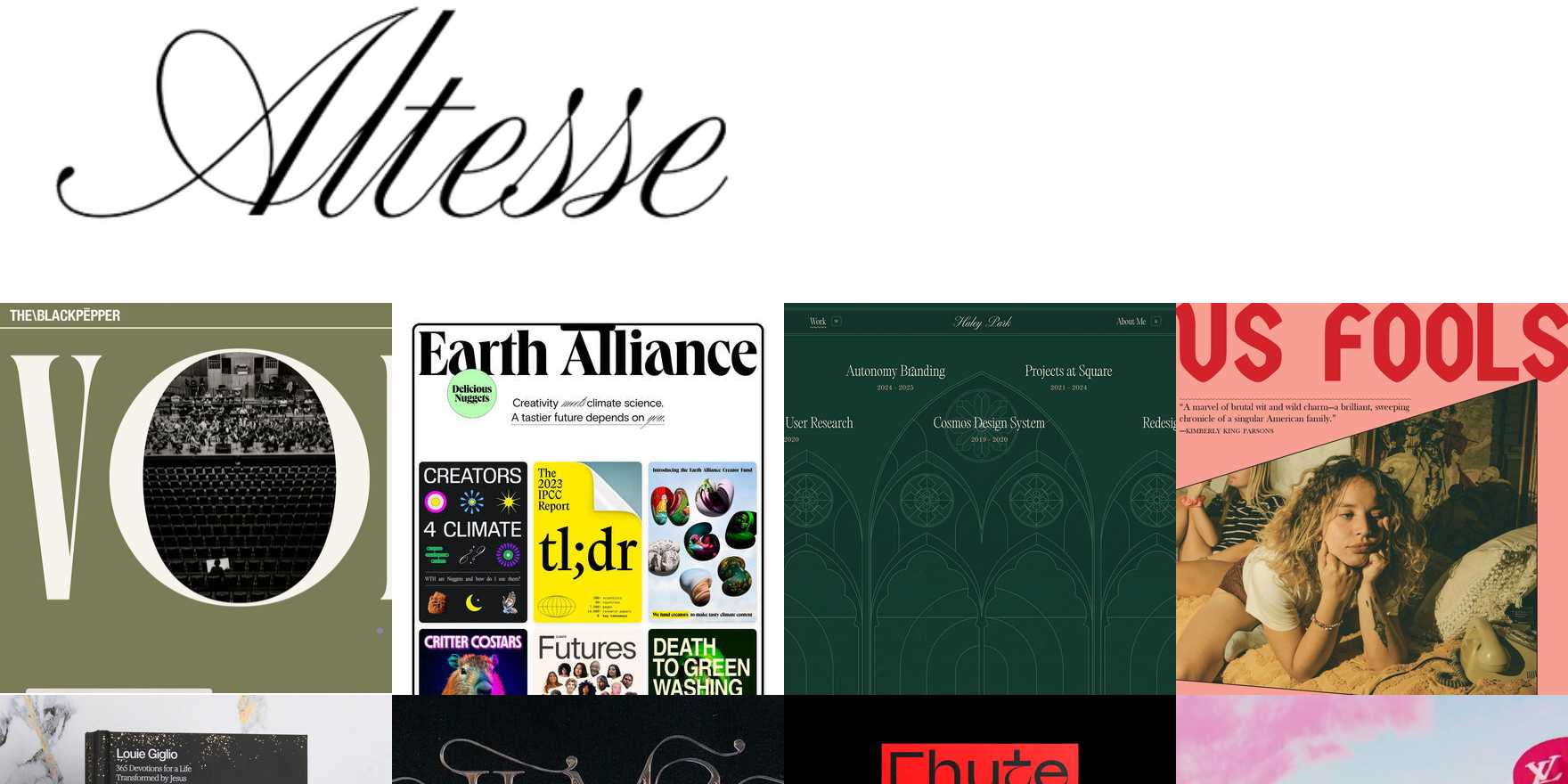 Altesse in use - Fonts In Use