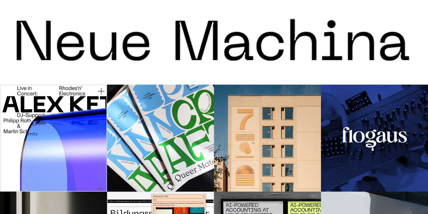 Neue Machina in use - Fonts In Use
