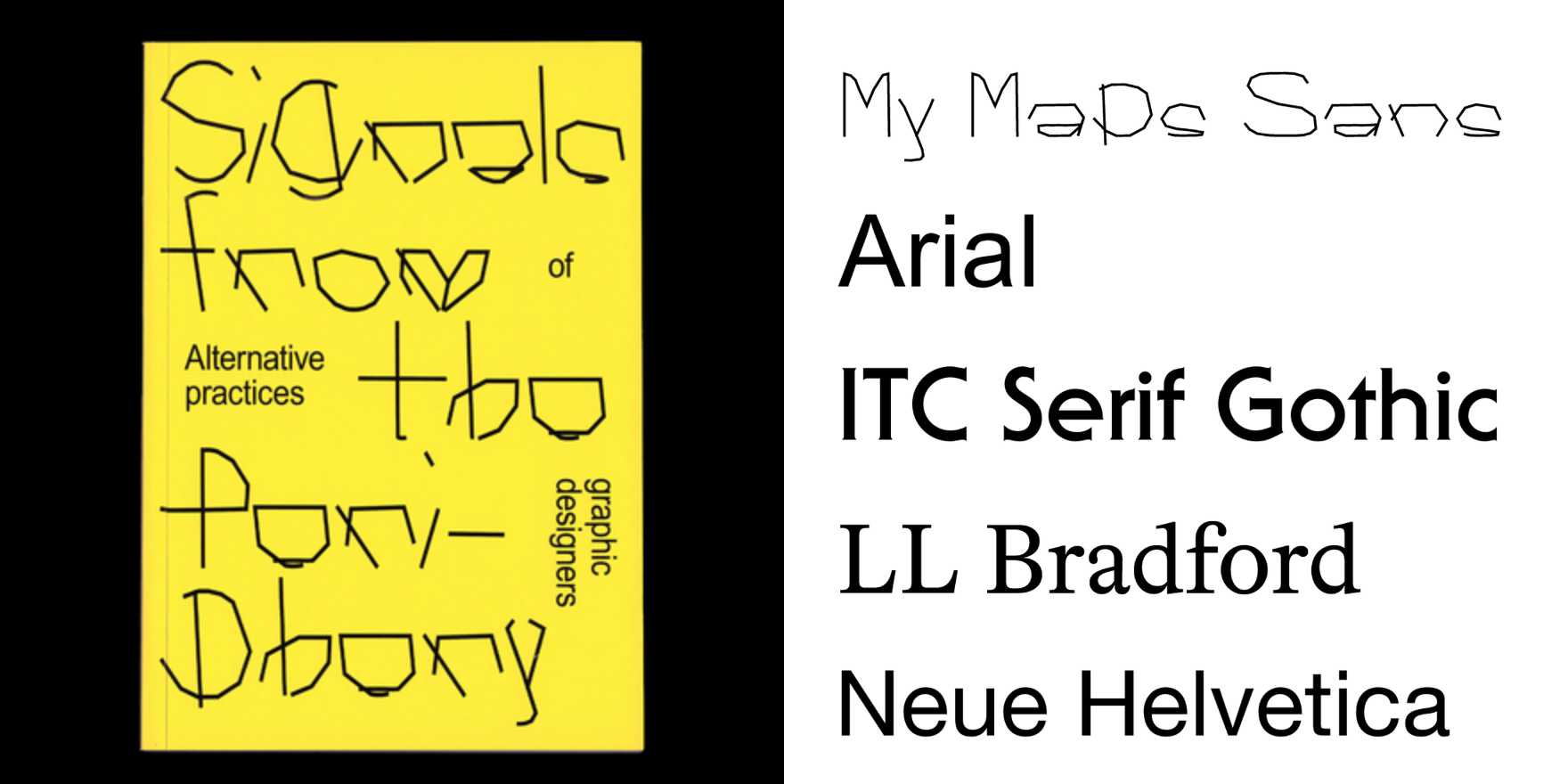 Signals from the Periphery - Fonts In Use