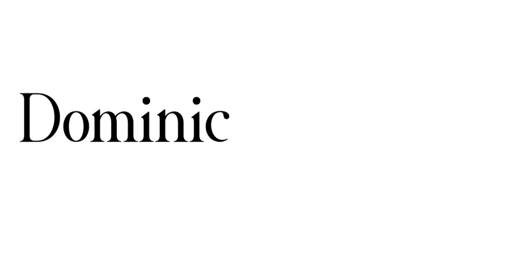 Dominic in use - Fonts In Use
